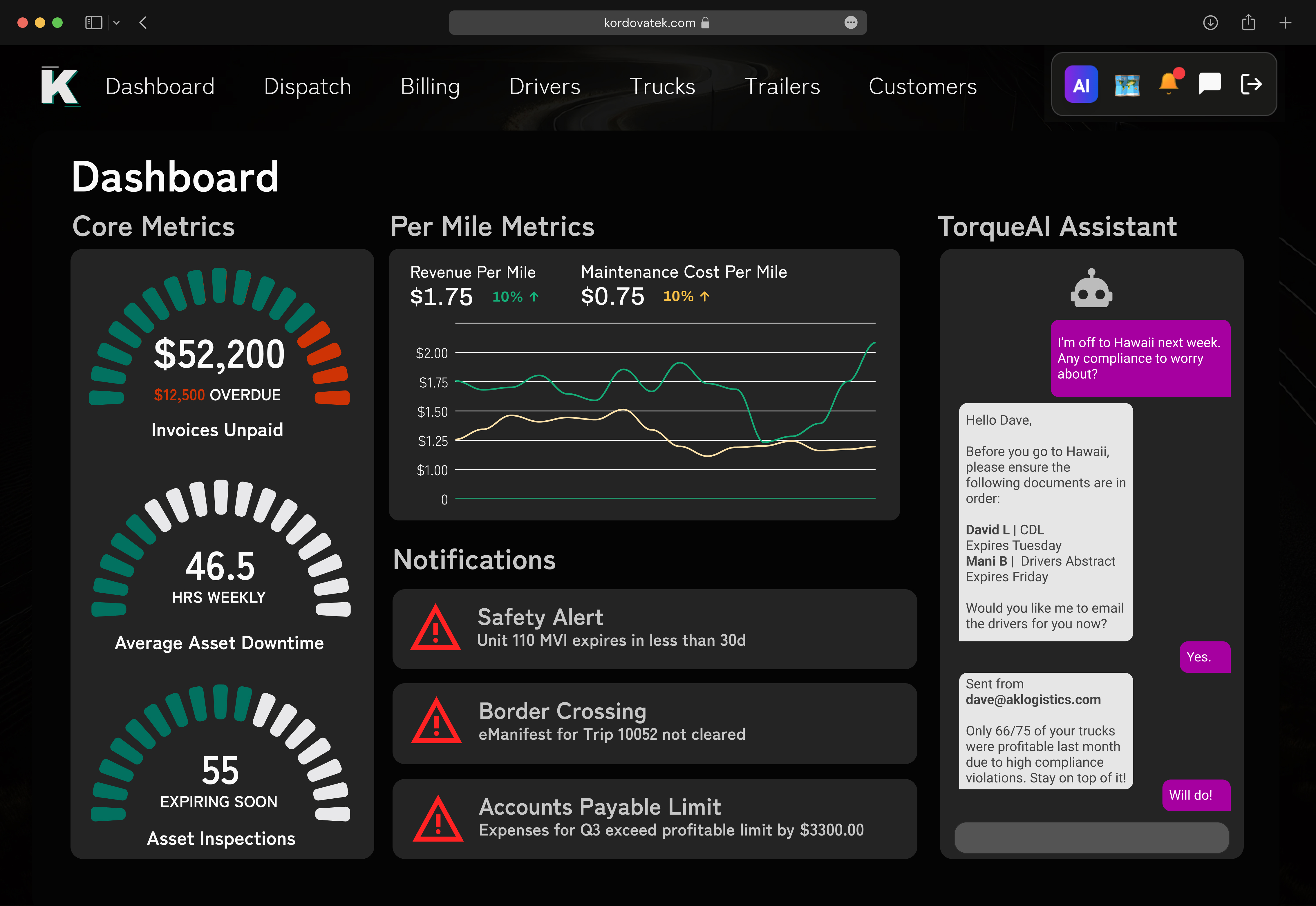 QuickBooks Online Integration with TorqueAI | Kordova Tek